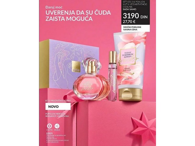 Avon TTA Wonder ženski poklon set-novo