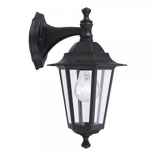 SPOLJNA ZIDNA LAMPA FENJER 1XE27 BL300DN CRNI