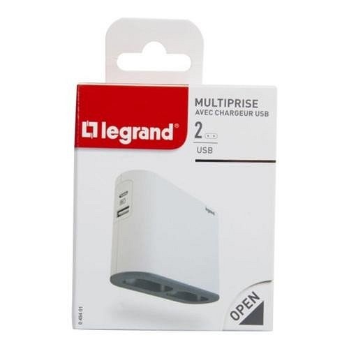 PRODUŽIVAČ UGAO 2P 6A USB A+C LEGRAND