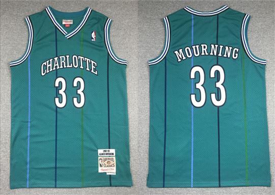 Alonzo Mourning - Charlotte Hornets NBA dres