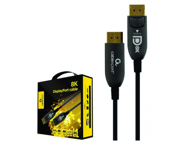CC-DP8K-AOC-30M Gembird Active Optical Cables (AOC) DisplayPort v.1.4 (8K@60Hz/4K@120Hz) 30m