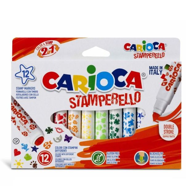 CARIOCA Flomaster marker stamparello pecati 1/12