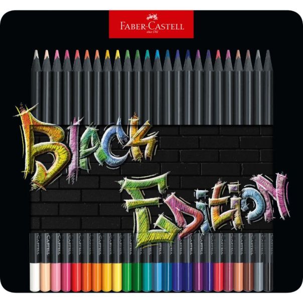 FABER CASTELL Drvene bojice1/24 black edition 116425 M.K.