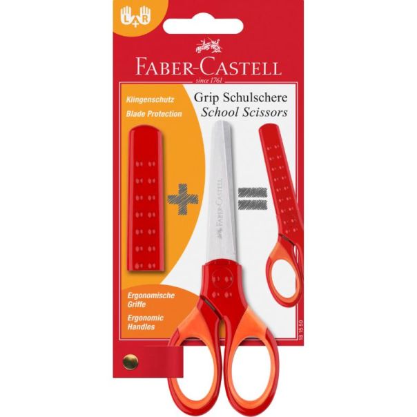 FABER CASTELL makaze grip red 181550