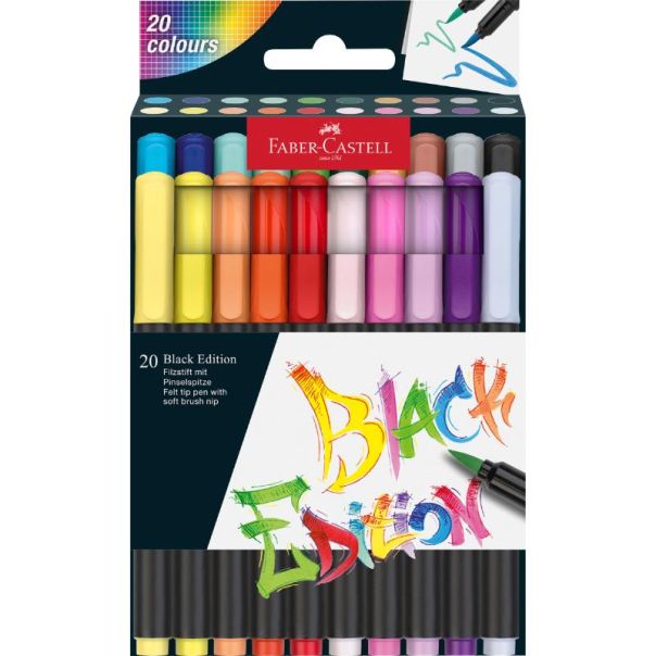 FABER CASTELL Flomaster black Edition 1/20 116452