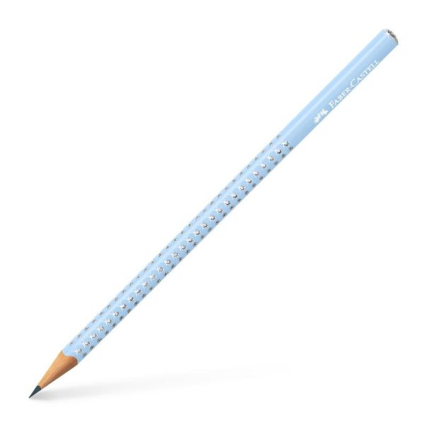 FABER CASTELL Grafitna olovka grip HB sparkle sky blue
