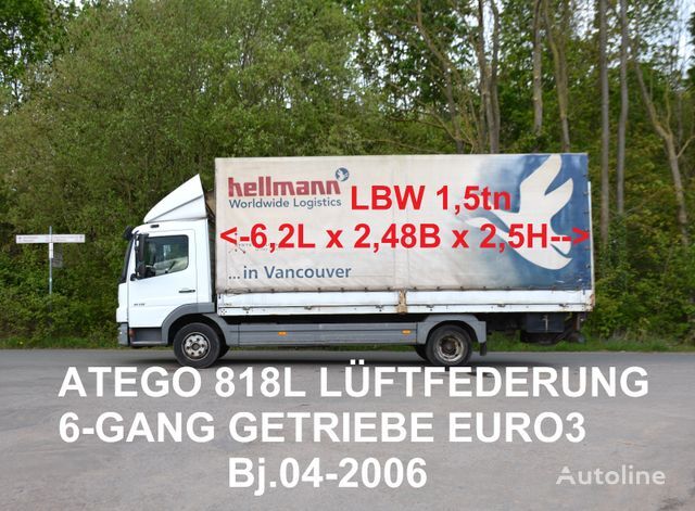 Mercedes-Benz ATEGO 818L kamion s ceradom