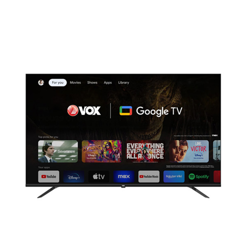 Televizor Vox 55GOU080B Smart, LED, 4K UHD, 55″(140cm), DVB-T2/C/S2