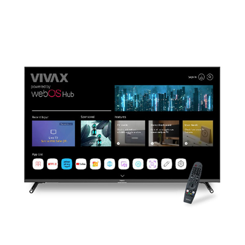 Televizor Vivax 50S60WO Smart, LED, 4K UHD, 50″(127cm), DVB-T2/T/C/S2