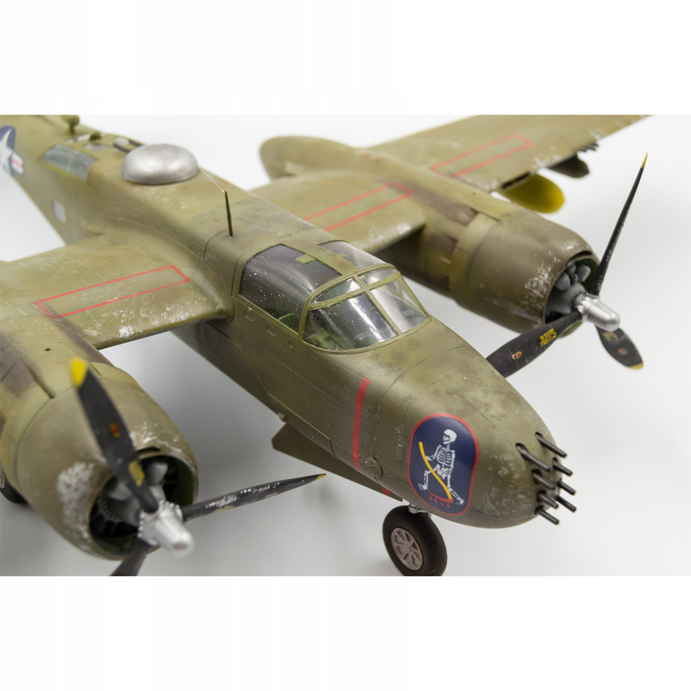 Model Kit Aircraft - B-26B-50 Invader Korean War American Bomber 1:48