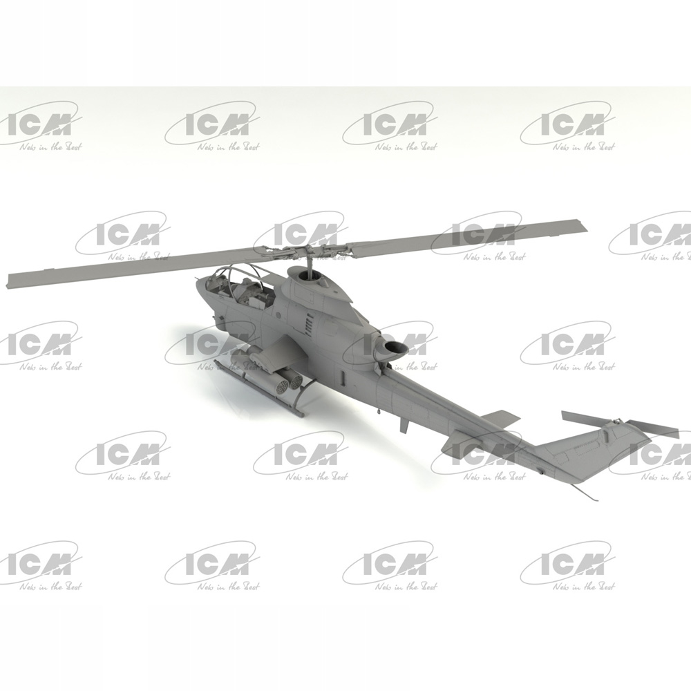 Model Kit Aircraft - AH-1G Cobra (Late Production) US Attack Helicopter 1:35