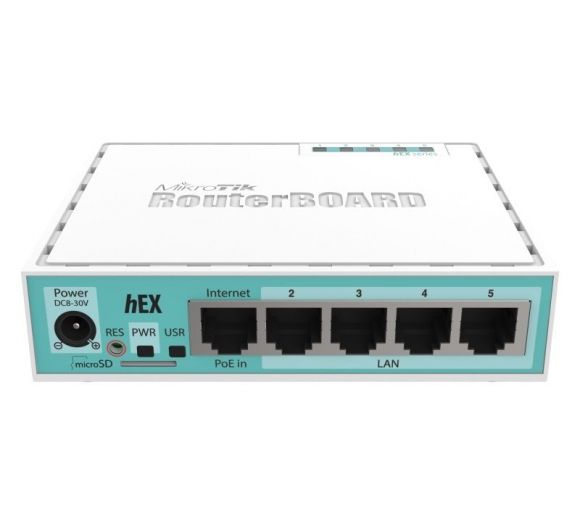 MikroTik - (RB750Gr3) Gigabit heX, RouterOS L4, ruter