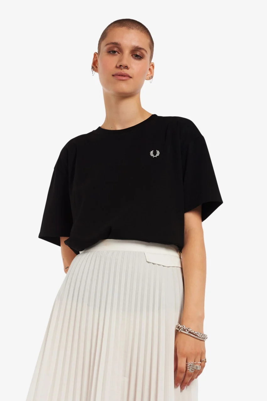 FRED PERRY WMN MAJICA BLK