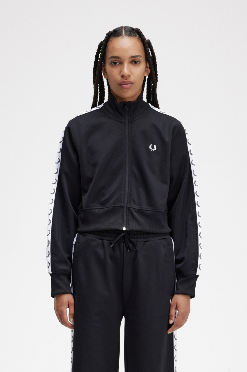FRED PERRY JAKNA TAPED BLK