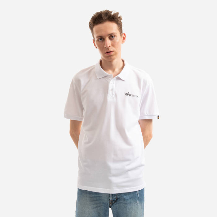 ALPHA INDUSTRIES MAJICA POLO SL WH