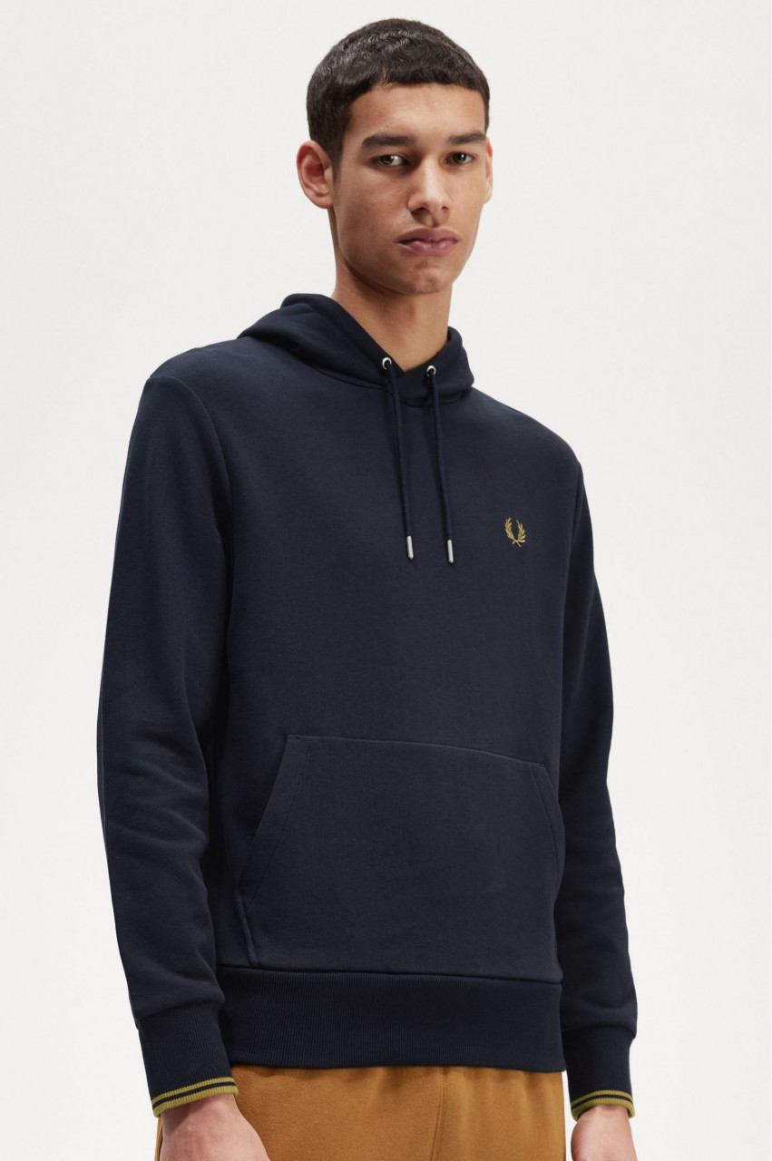 FRED PERRY TIPPED DUKS KAP NAVY