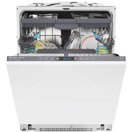 Candy CI 6E7F1A Ugradna mašina za pranje sudova, 16 kompleta, Inverter, Wi-Fi + Bluetooth, Širina 59.7 cm
