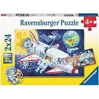 Slagalice 2x24 dela Svemirsko putovanje Ravensburger 05665