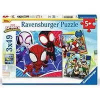 Slagalice za decu 3x49 delova Spidey Ravensburger 05730