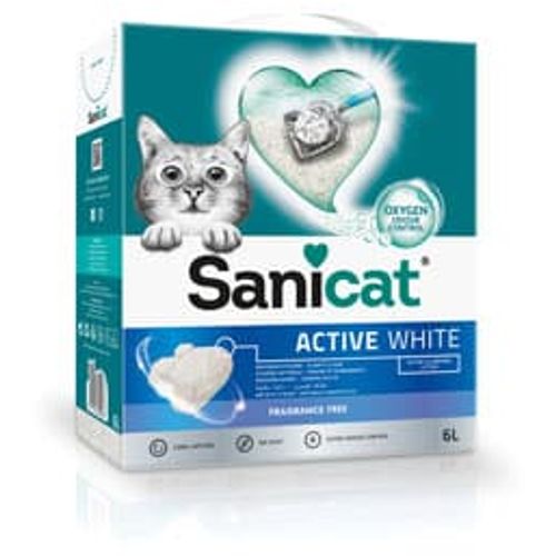 Sanicat Posip Za Mačke Active White 10 l