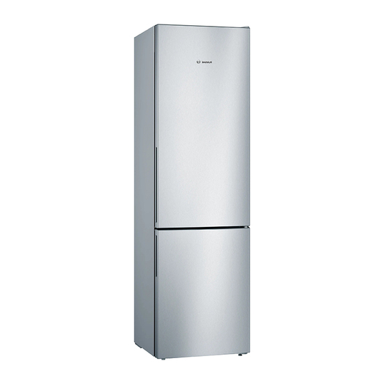 Kombinovani frižider Bosch KGV39VLEAS, Low Frost, 248 l, 94 l, Inox