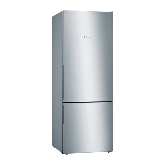Kombinovani frižider Bosch KGV58VLEAS, Low Frost, 376 l, 124 l, Inox