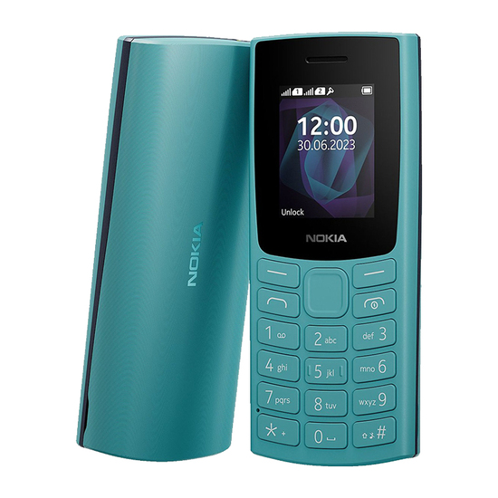 Mobilni telefon Nokia 105 2023, Zelena, Single Sim, 1.8''
