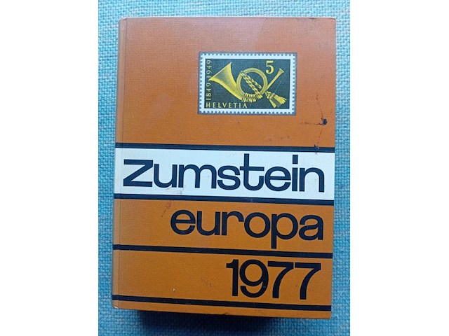 Zumstein Europa 1977 Katalog poštanskih markica