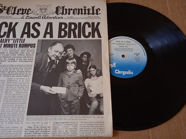 Jethro Tull – Thick As A Brick, original, mint