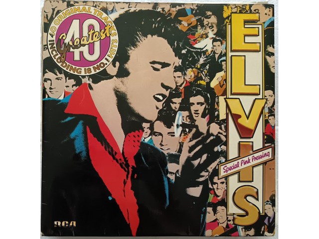 ELVIS  PRESLEY  -  2LP  ELVIS`S  40  GREATEST