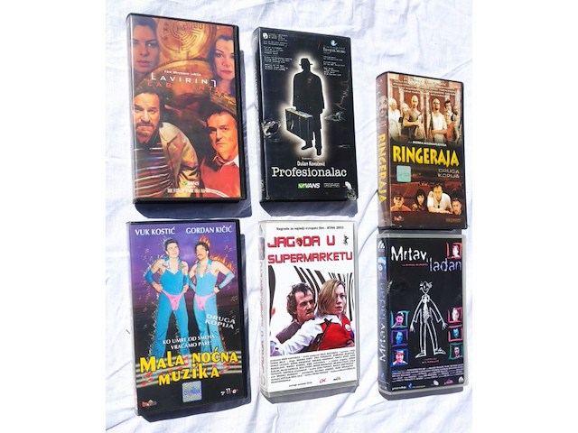 LOT kultnih domaćih VHS filmova