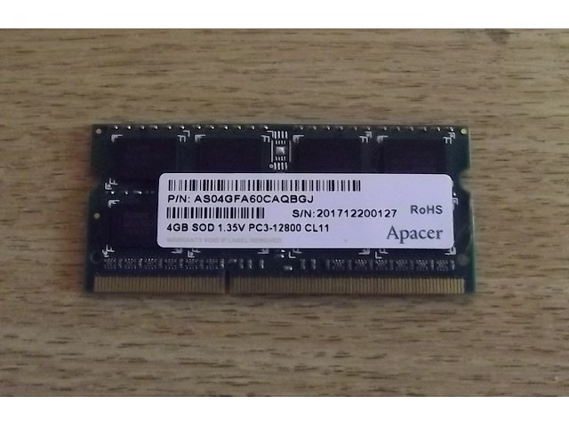 Apacer 4gb ddr3 1600mhz