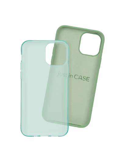 2u1 Extra case MIX paket ZELENI za iPhone 12