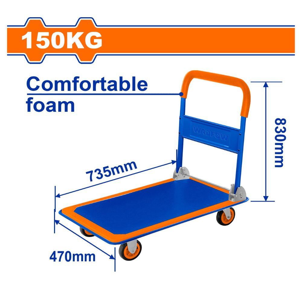 WWB1315 RUČNA TRANSPORTNA PLATFORMA SKLOPIVA 150kg WADFOW