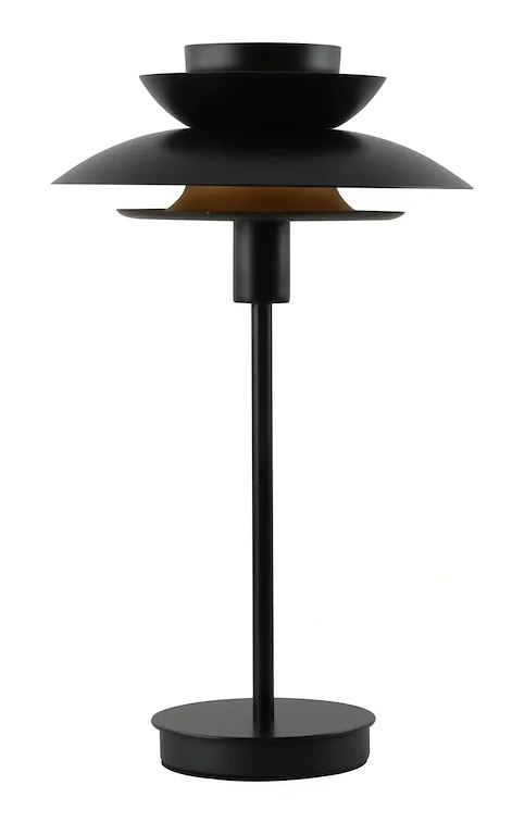 Rea Light Leda HN2584-B/G Stona lampa, E27, 25W, Ø30cm, Crna