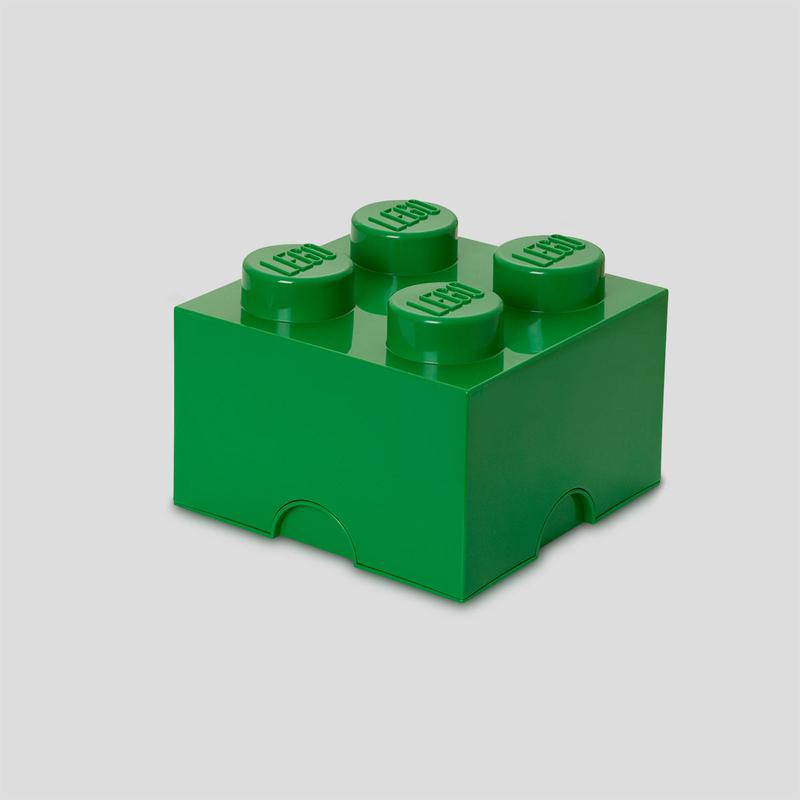 LEGO kutija za odlaganje (4): Tamno zelena