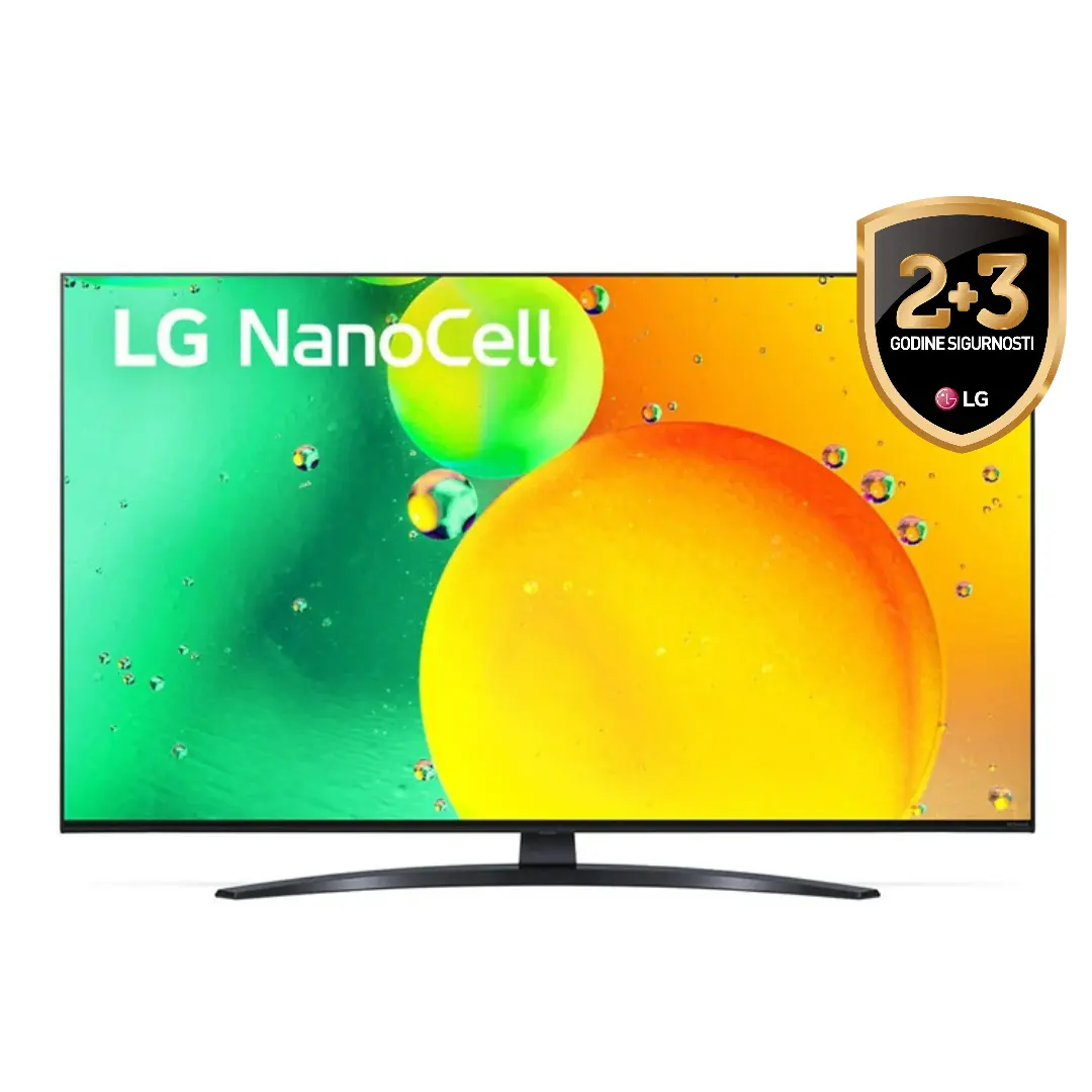 LG Televizor 50NANO763QA.AEU 50", Smart, NanoCell, 4K UHD, Crni