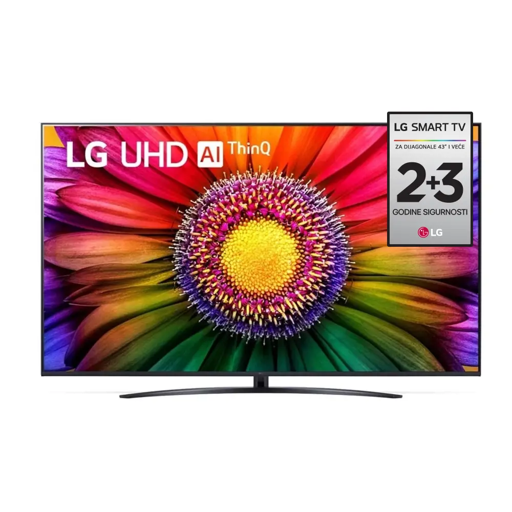 LG Televizor 50UR81003LJ 50", Smart, LED, UHD, WebOS, ThinQ AI, Crni