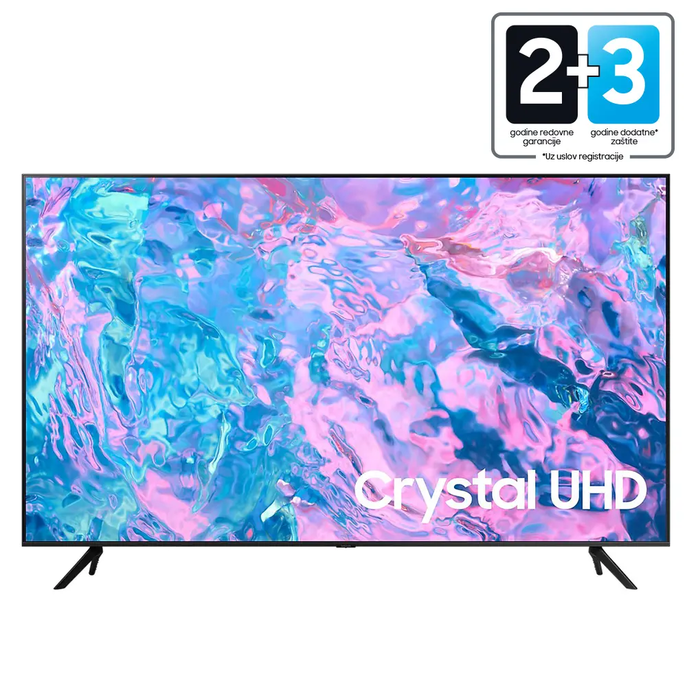 Samsung Televizor UE43CU7172UXXH 43", Smart, LED, 4K, UHD, Crni