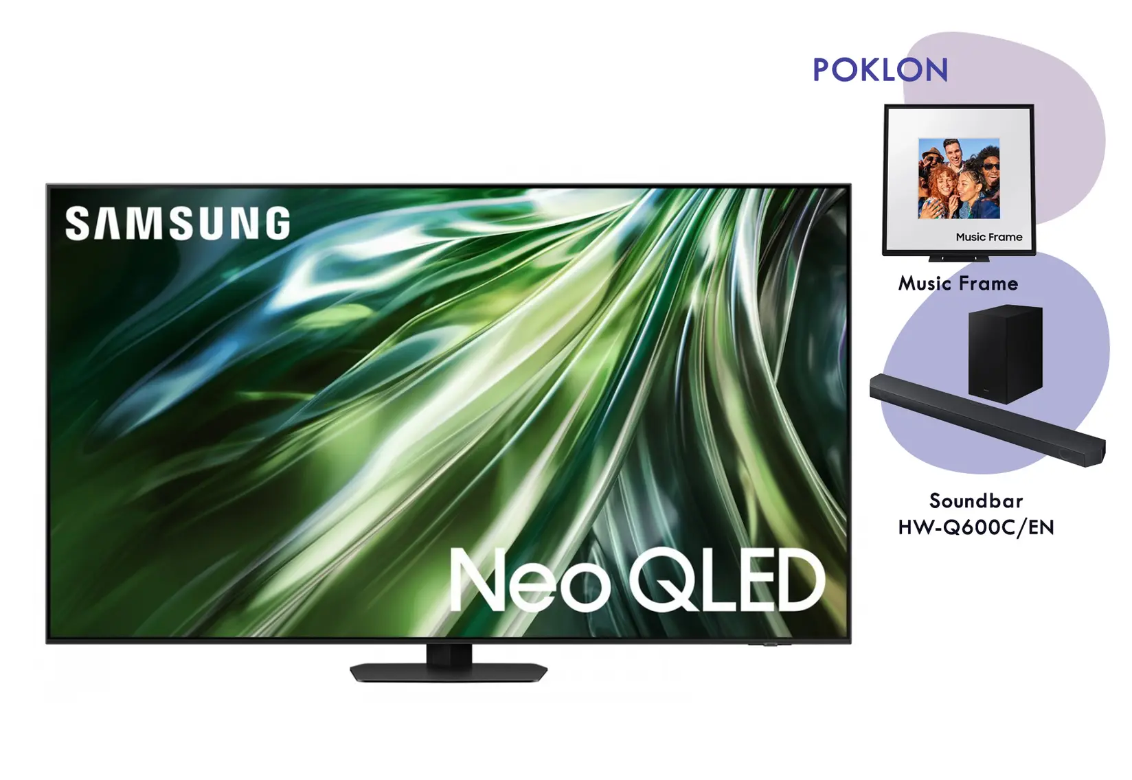 Samsung QE65QN90DATXXH Smart Televizor, 65", 4K Neo QLED, Crni