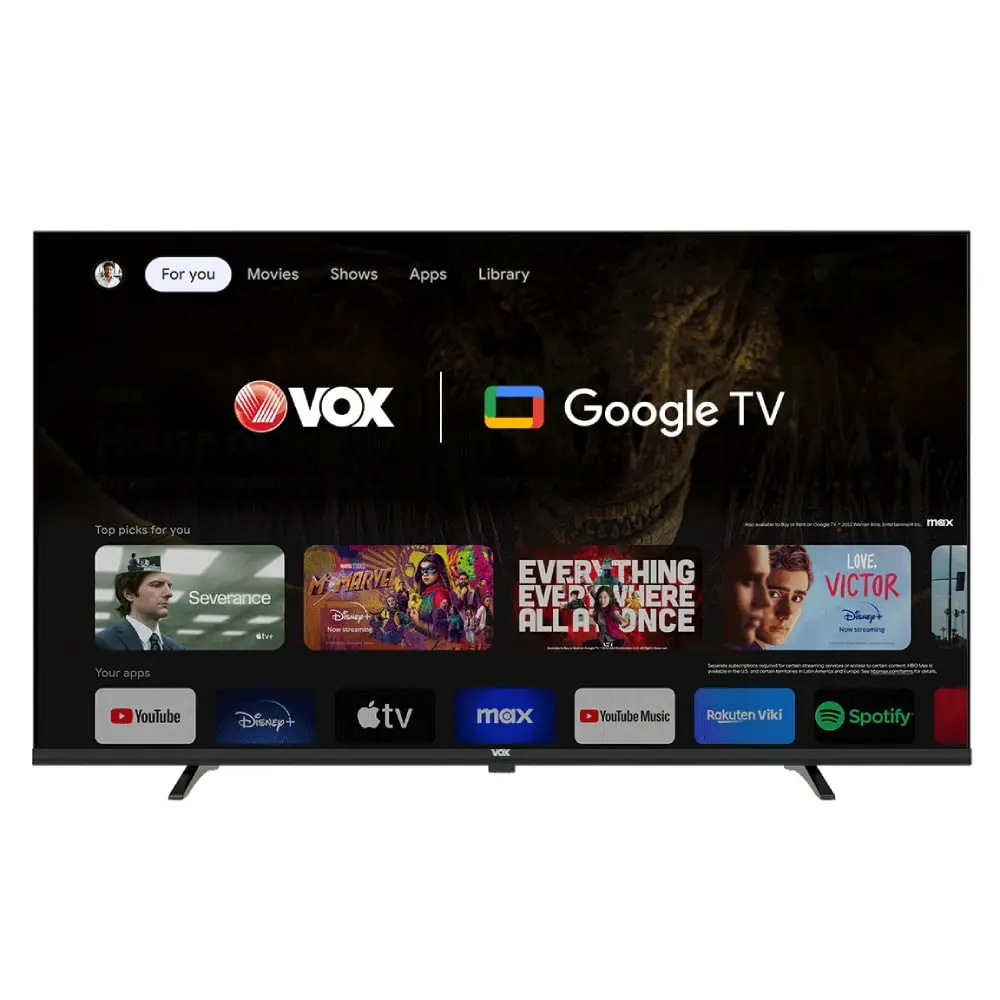 VOX Televizor 40GOF080B 40", LED, Frameless, Google TV, Full HD, Dolby Audio, Crni