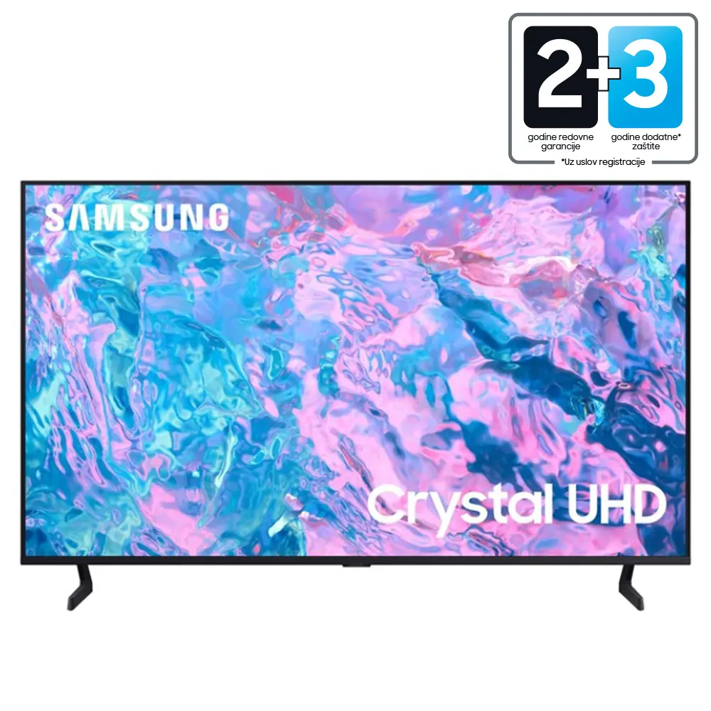 Samsung Televizor UE43CU7092UXXH 43", Smart, Crystal 4K, UHD, LED, Crni