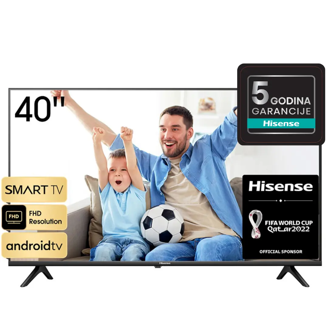 HISENSE Smart televizor 40A4HA Android FHD LCD crni