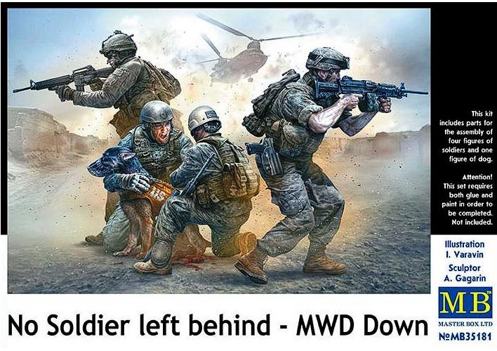 MASTER BOX 1/35 No Soldier left behind – MWD Down