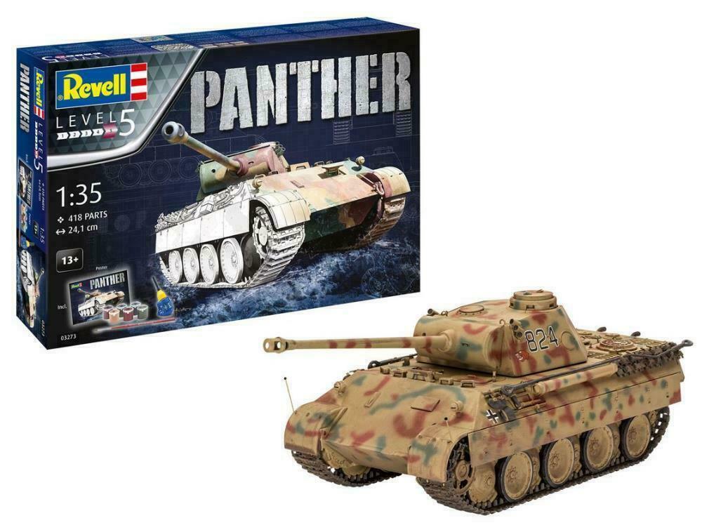 REVELL 1/35 Panther Ausf. D (Gift Set)