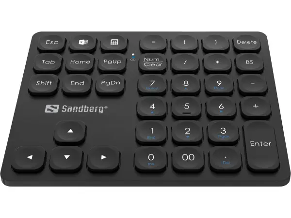 SANDBERG Bežična numerička tastatura USB Pro 630-09 crna