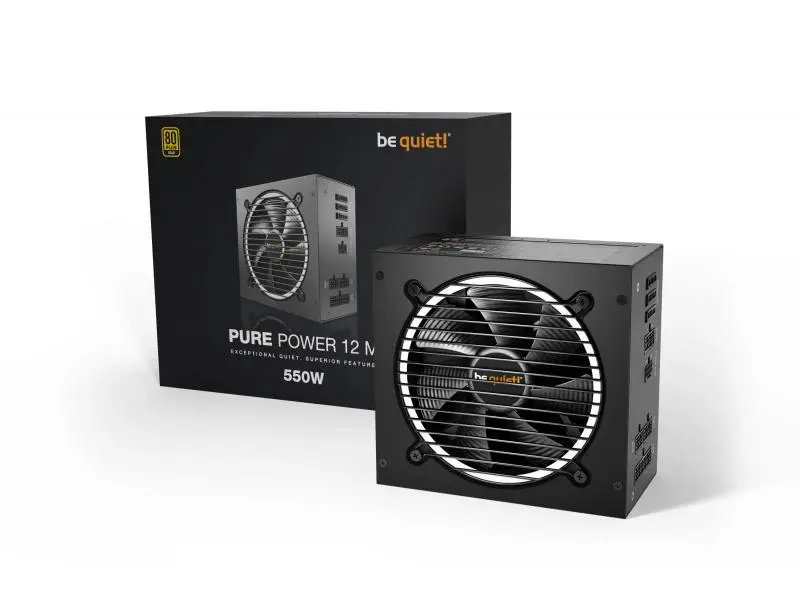 BE QUIET! Pure Power 12M BN341 Modularno napajanje, 550W, 80 Plus Gold