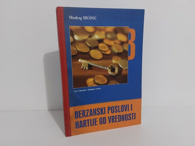 Berzanski poslovi i hartije od vrednosti  - Mićović