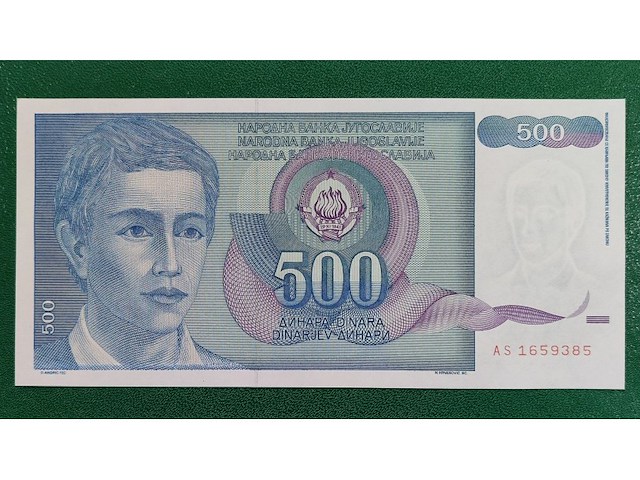 500 DINARA 1990 UNC