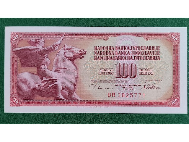 100 DINARA 1978 UNC